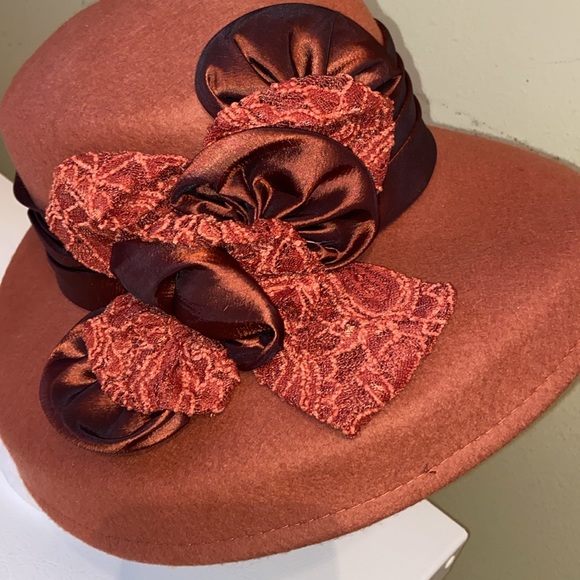 Giovannio | Accessories | Nwt Rust Church Dress Hat By Giovannio | Poshmark